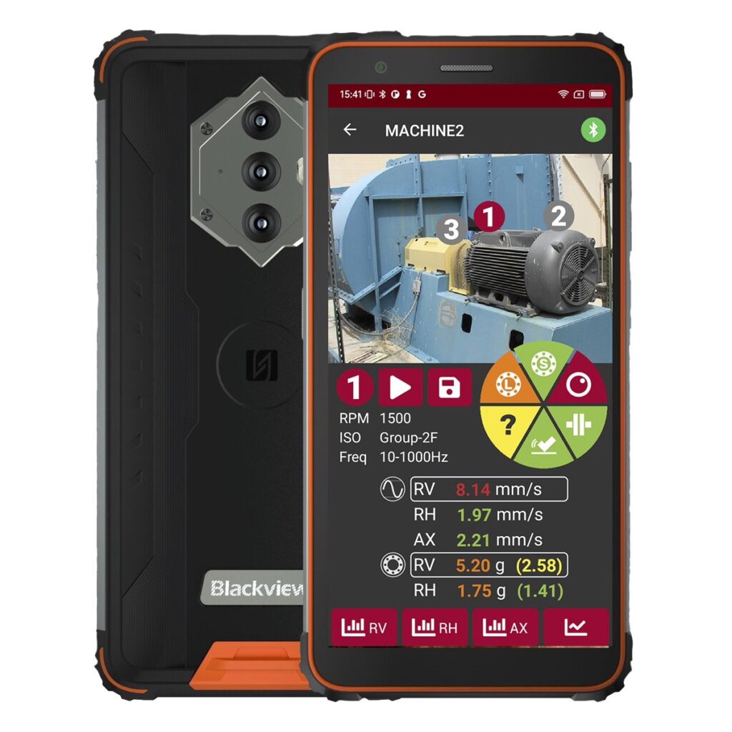 V SHOOTER®+-3-WL Three Axis Vibration Tester - IP68, Wireless Triaxial ...